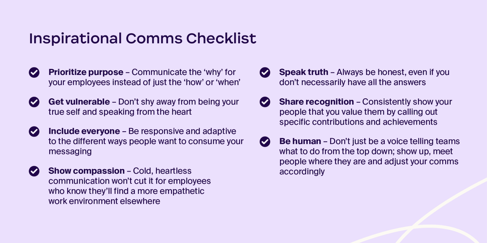 Transactional vs Inspirational Comms: Striking the Balance